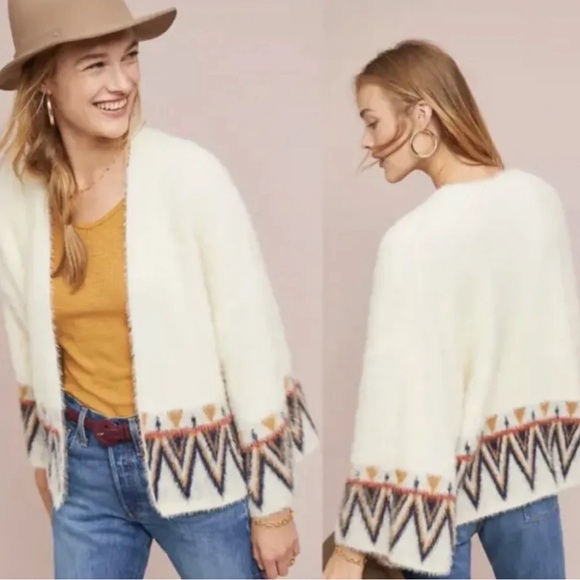 Anthropologie | Tops | Anthropologie Maya Kimono Cardigan One Size Open ...